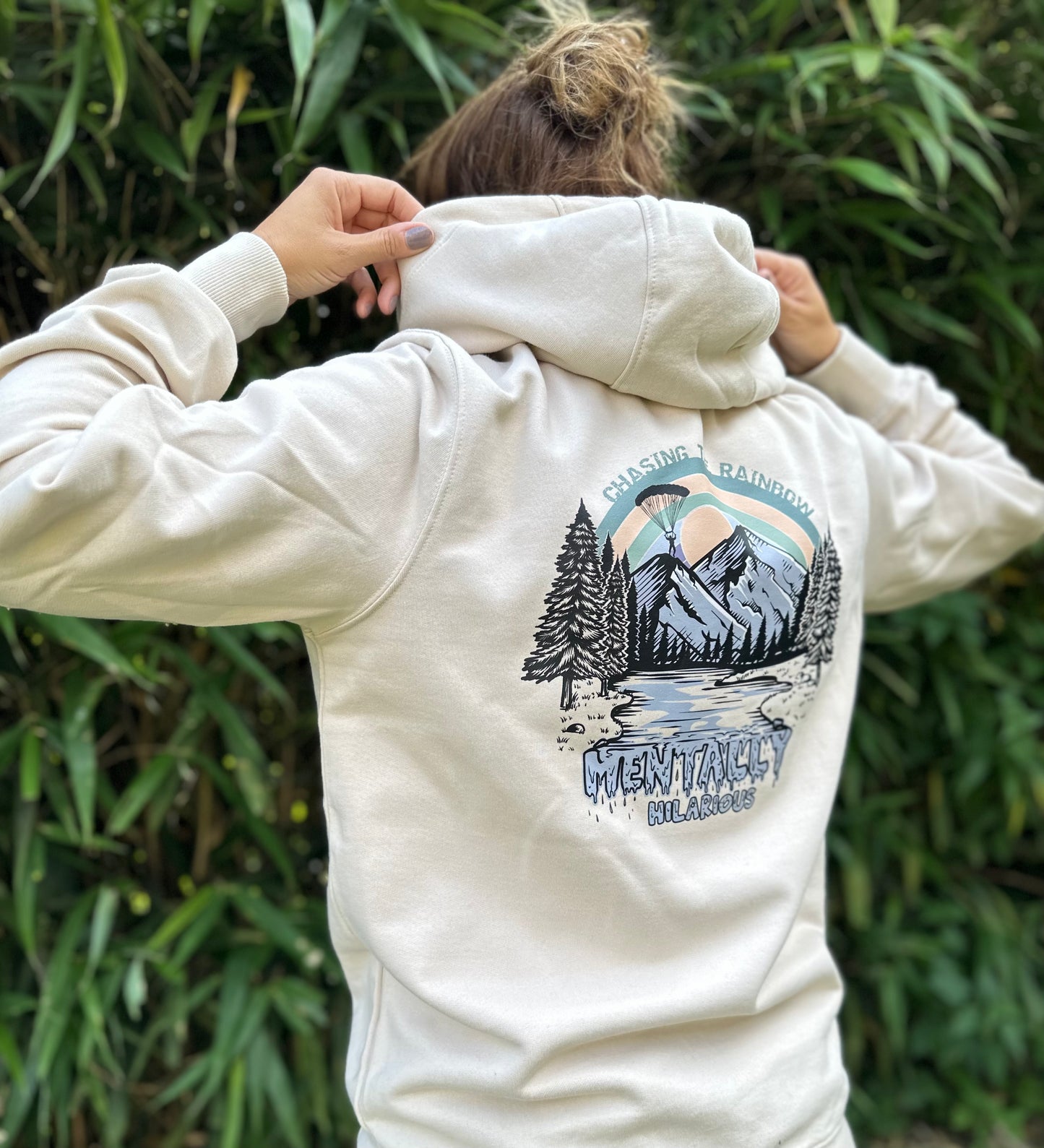 ORGANIC "WATERFALL" HOODIE – Mentally Hilarious Clothing